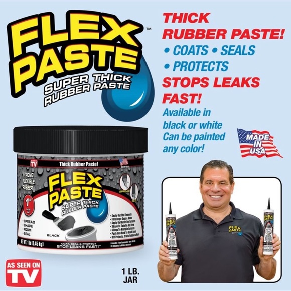 As Seen On TV | Other | Flex Paste Anti Leak Super Thick Rubber Paste ...